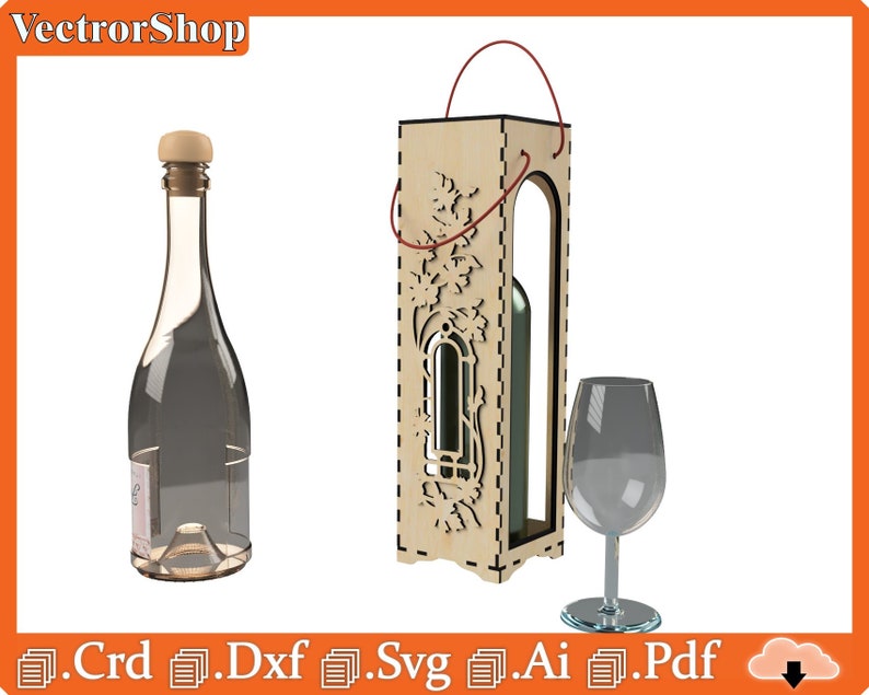 The Laser Cut Wine Box a Unique and Exclusive Detail / Wine - Etsy