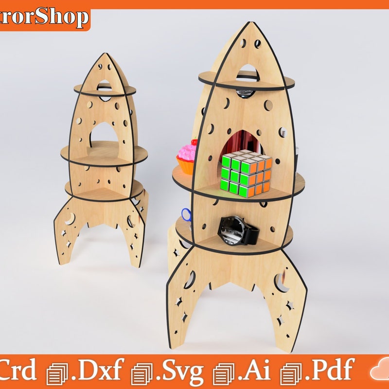 Wooden Rocket - Etsy