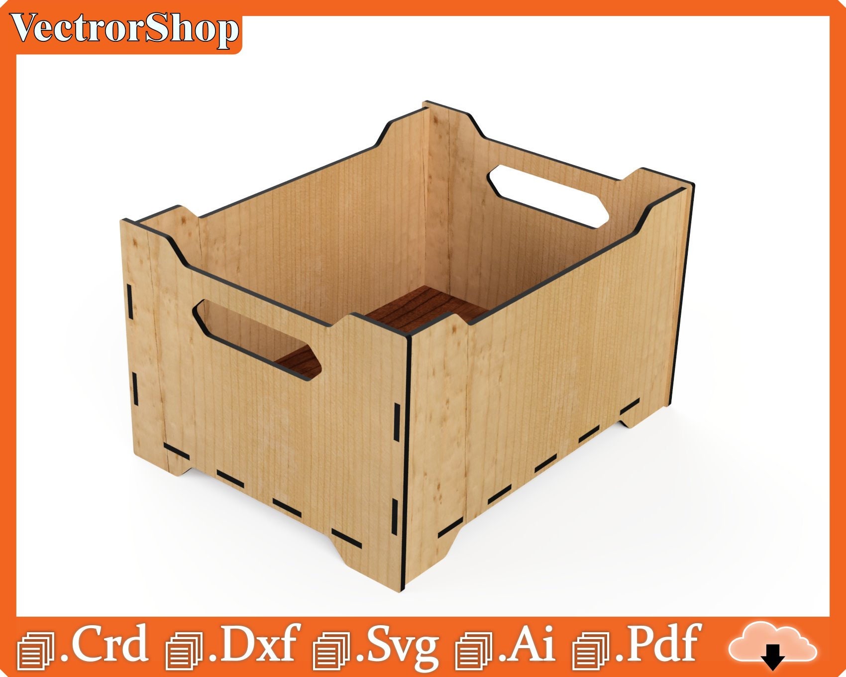 Storage Boxes / Vector for Laser Cut / Templates CNC / SVG DXF - Etsy