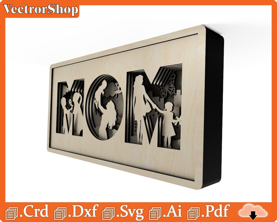 Multi Layer Cutting Pictures for Mother/ Home Picture/ Laser - Etsy