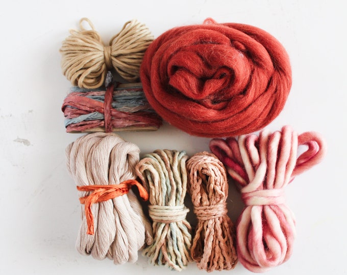 FIBER PACK 241: Handpicked Fiber Assortment for Weaving - Ideal for ...