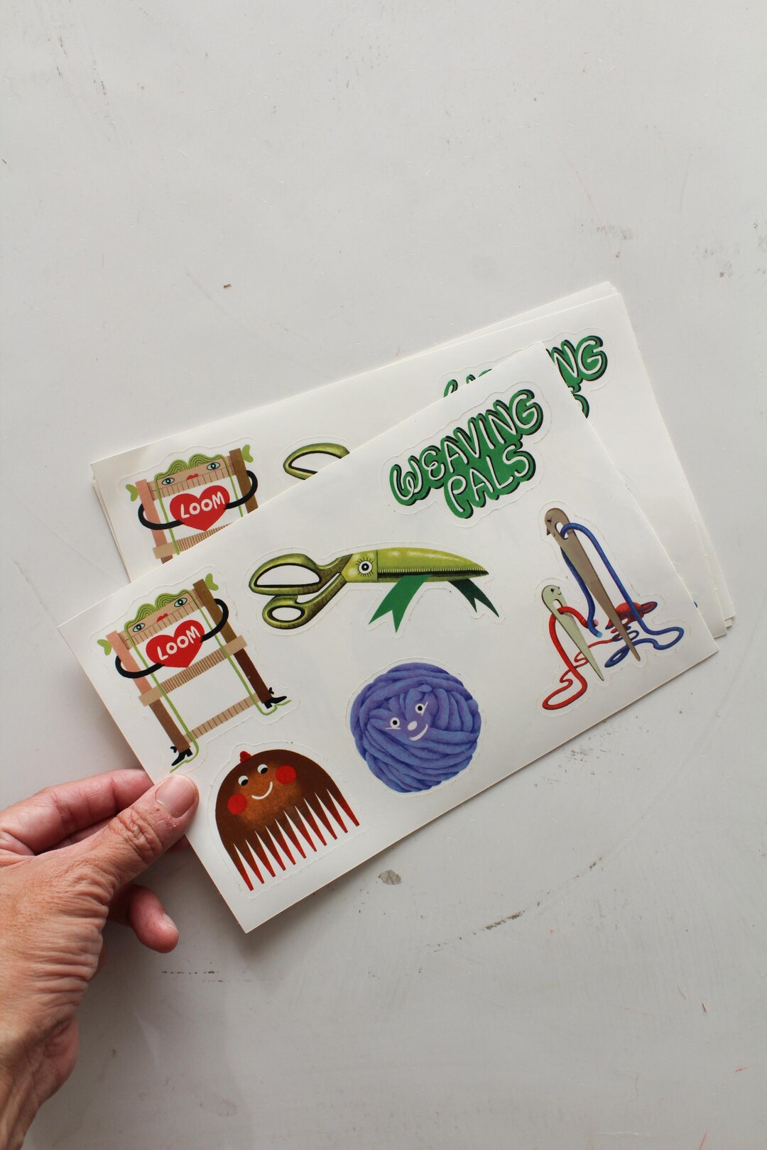 Weaving Pals Sticker Pack | Gel Jamlang Original Design for Mochablue ...