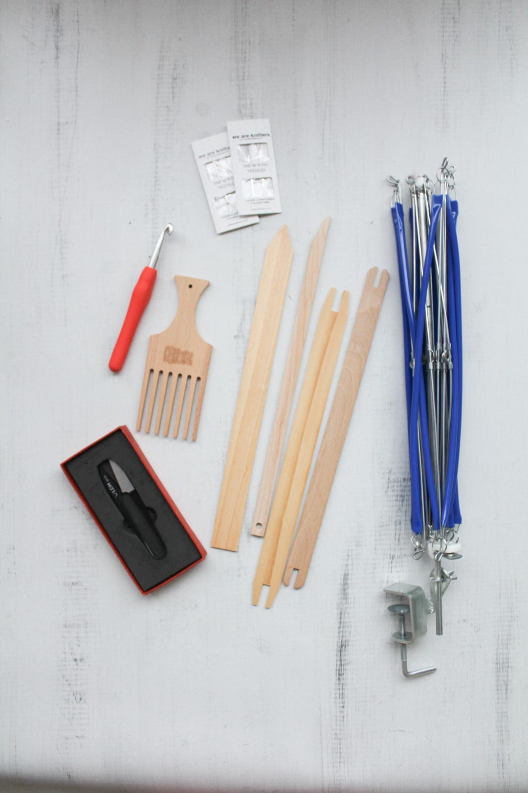 Destash Fiber Art Accessories: Sewing Needles, Crochet Hook, Tapestry ...