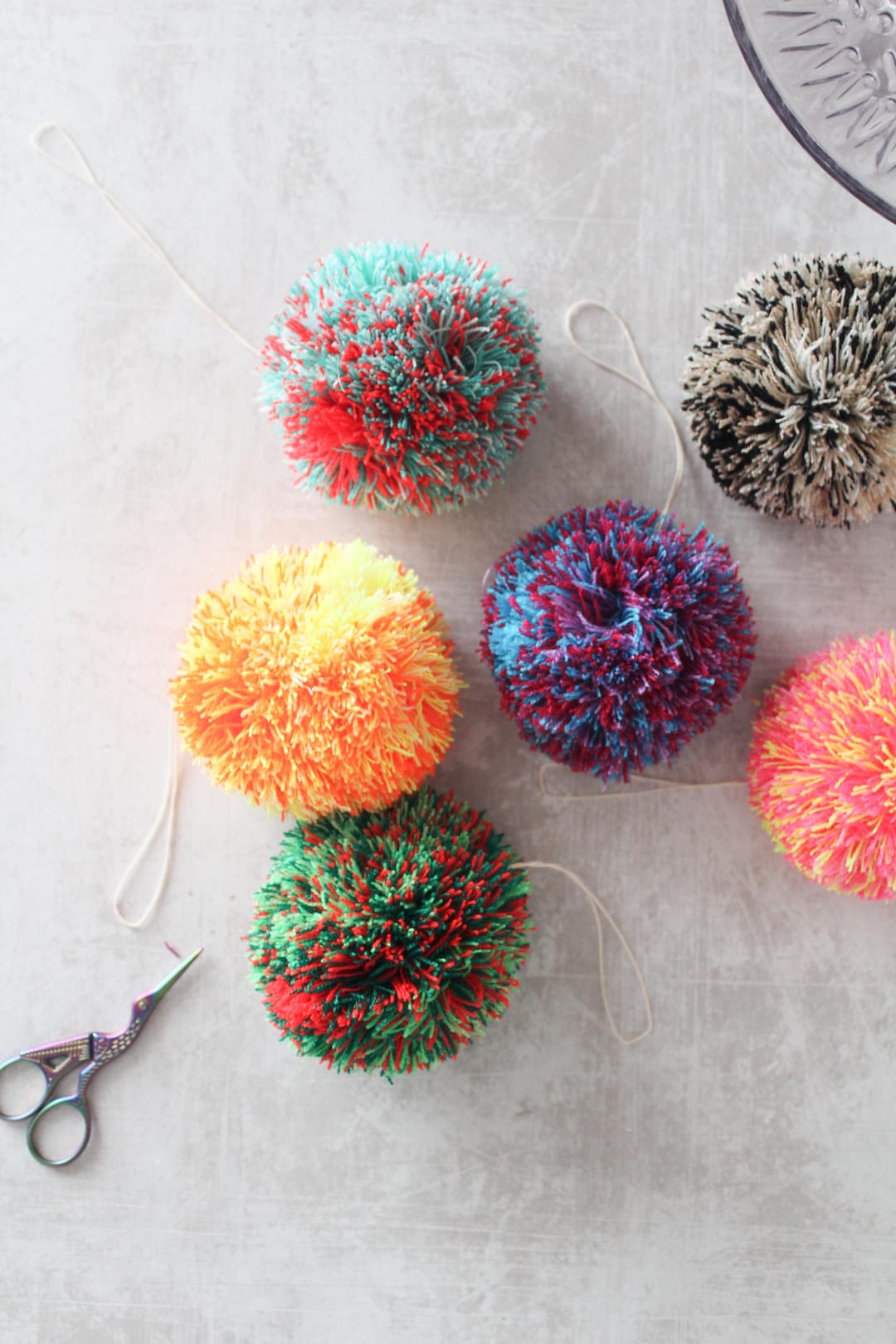 Pom Poms | the Shaggy Radiant Collection - Large Poms 4" Diameter - Etsy
