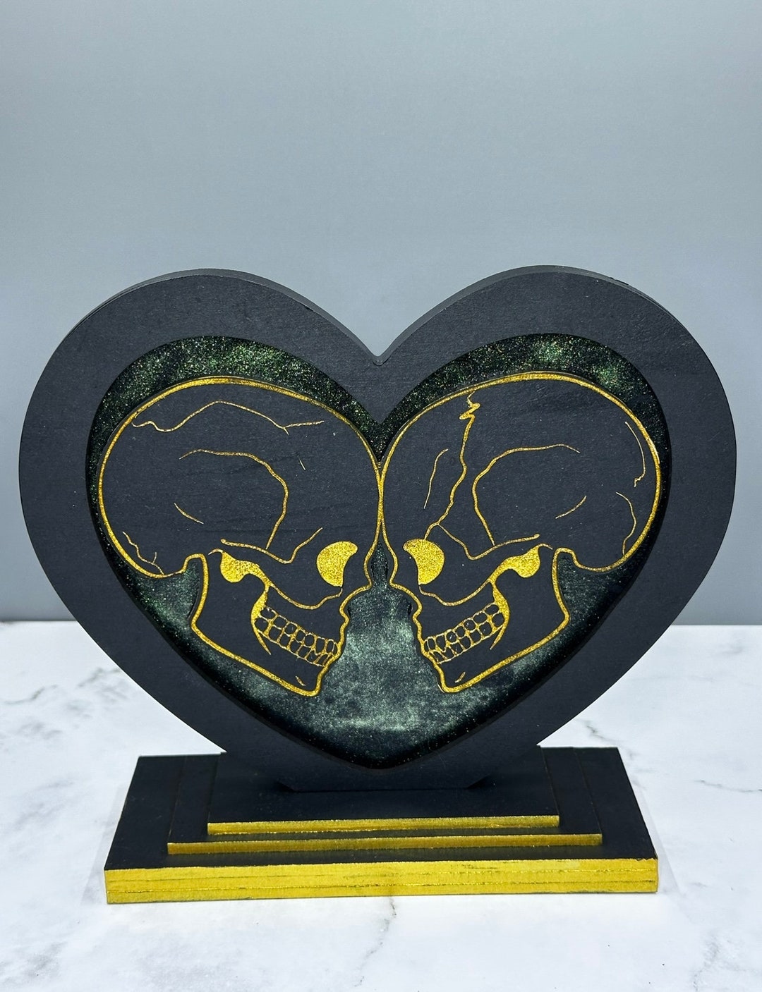 The Lovers Wall Decor With Stand. - Etsy