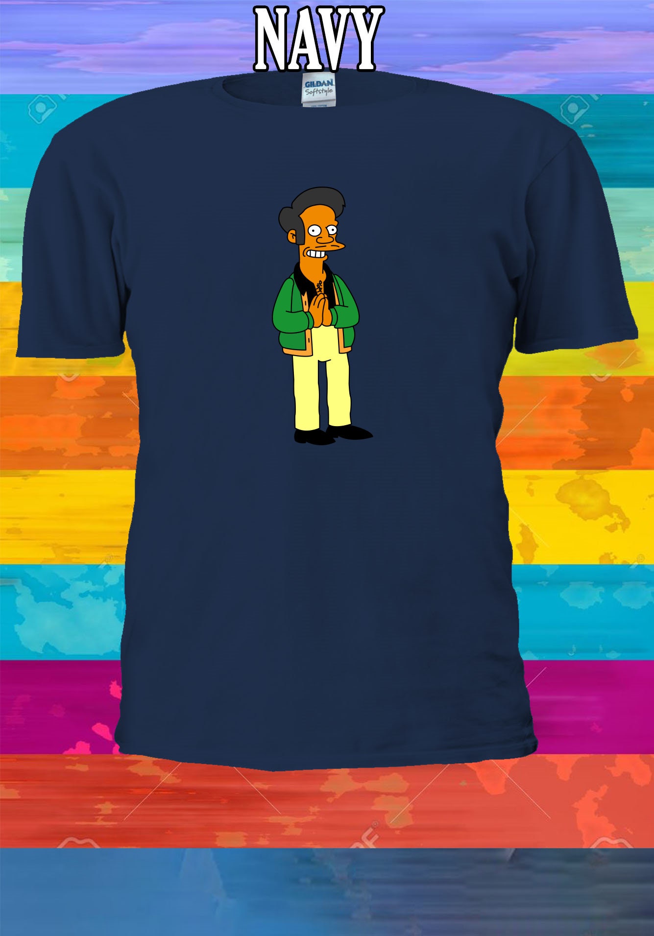 The Simpsons Prayer Apu T shirt T shirt | Etsy