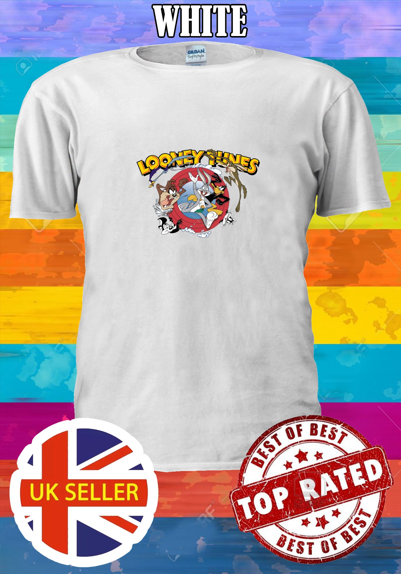 Looney Tunes Cartoon Characters T shirt T shirt | Etsy