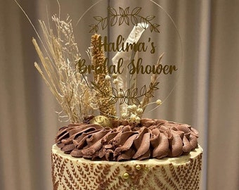 Round Cake Topper | Etsy