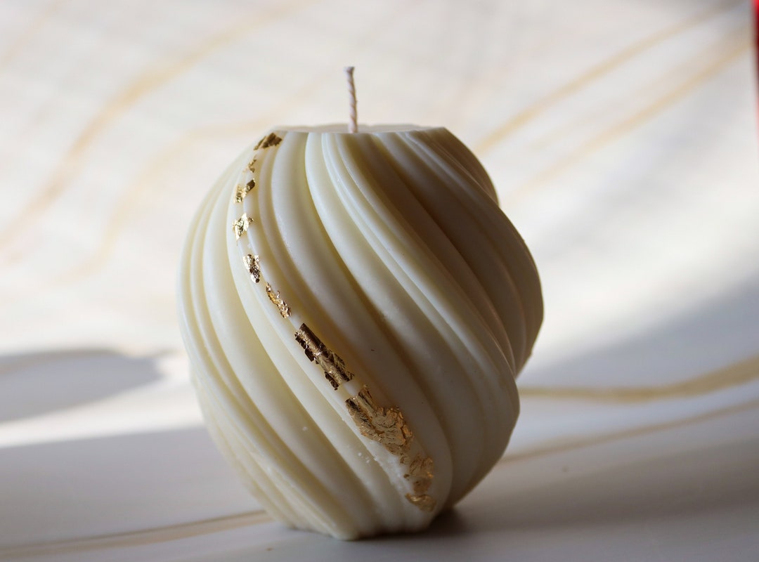 Swirl 265g Candle /novelty Aesthetic Natural Soy Wax Candle - Etsy UK