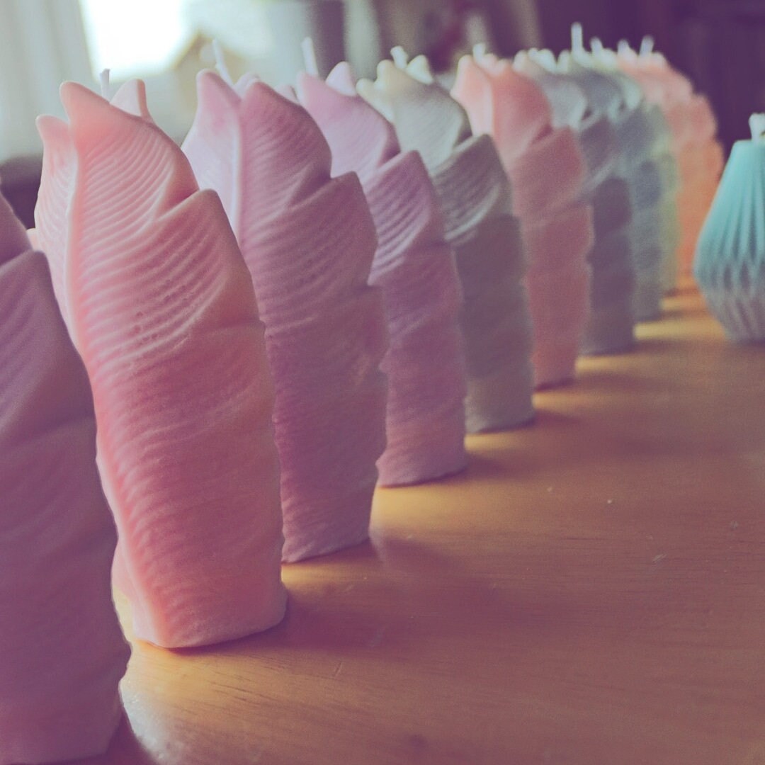 Feather 170g Candles/ Aesthetic Novelty Natural Soy Wax Candle - Etsy