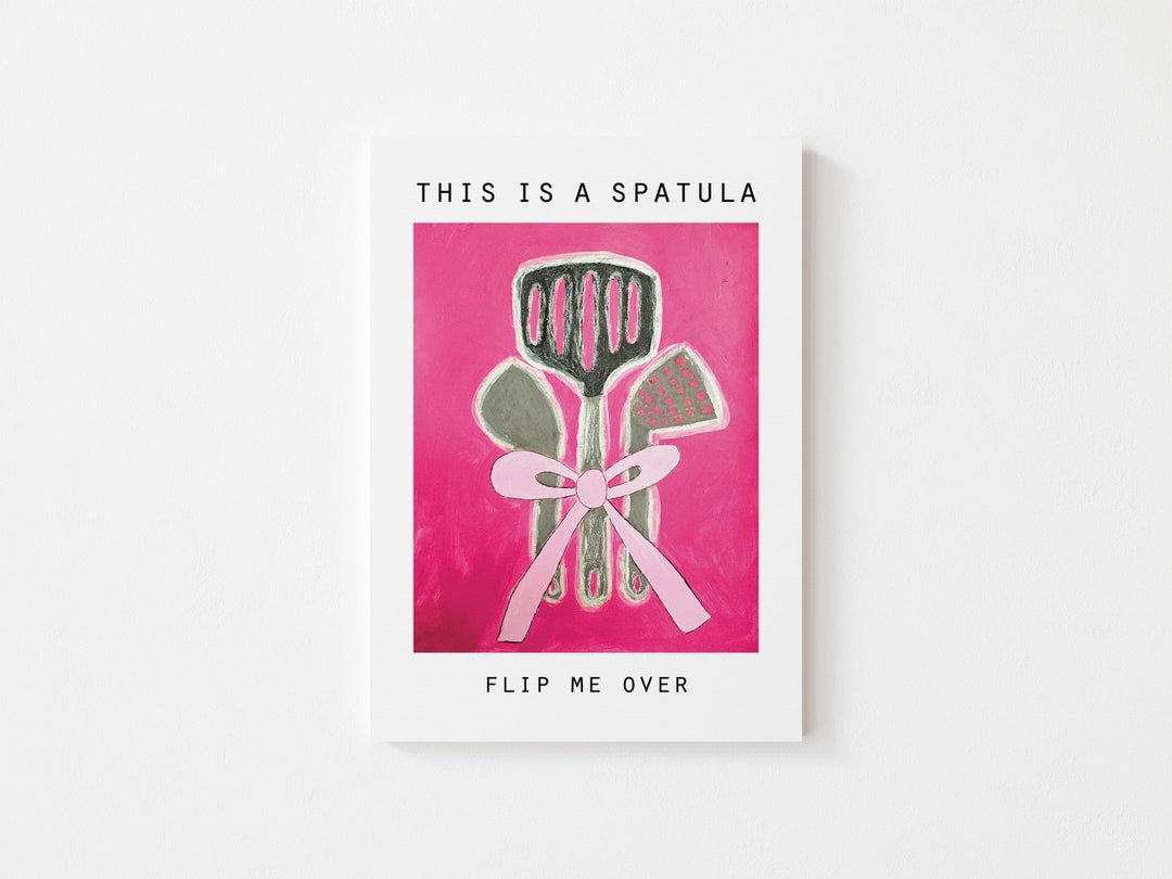 Flip Me Over Cheeky Love Card-this is a Spatula Flip Me - Etsy