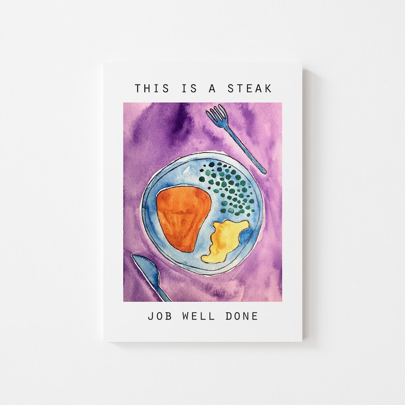 Steak Congratulations - Etsy