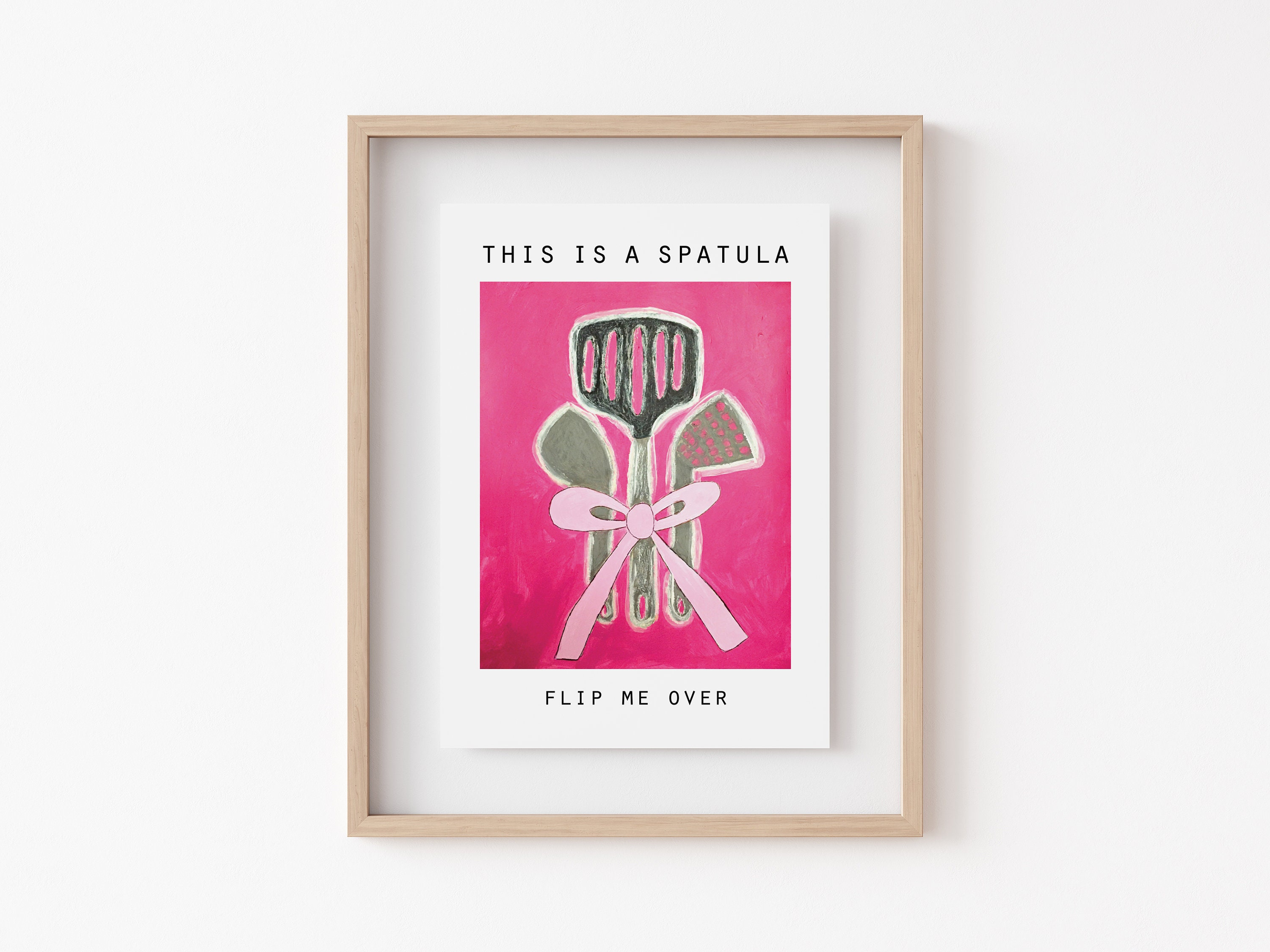Flip Me Over Cheeky Love Card-this is a Spatula Flip Me - Etsy
