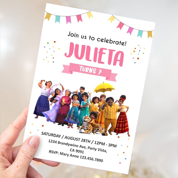 Birthday Invitation for Girls Birthday Card Digital - Etsy