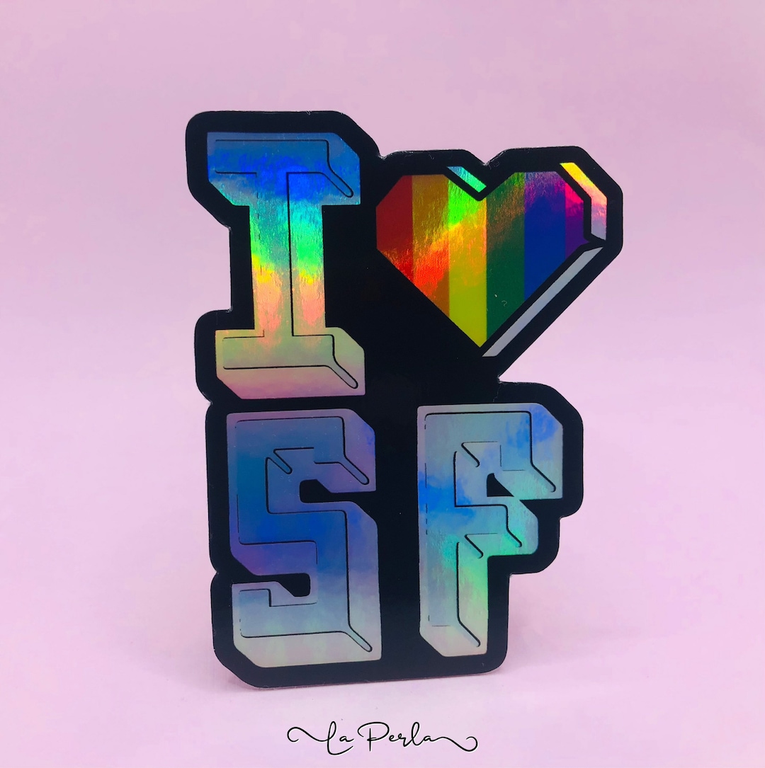 I Love SF Sticker - Etsy