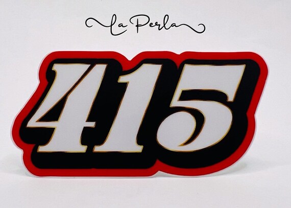 415 Sticker - Etsy