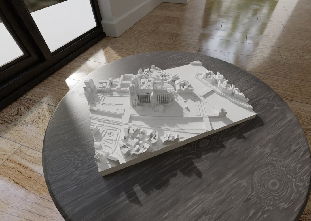 3D Print France Notre Dame De Paris 5X7 3D City Series STL - Etsy