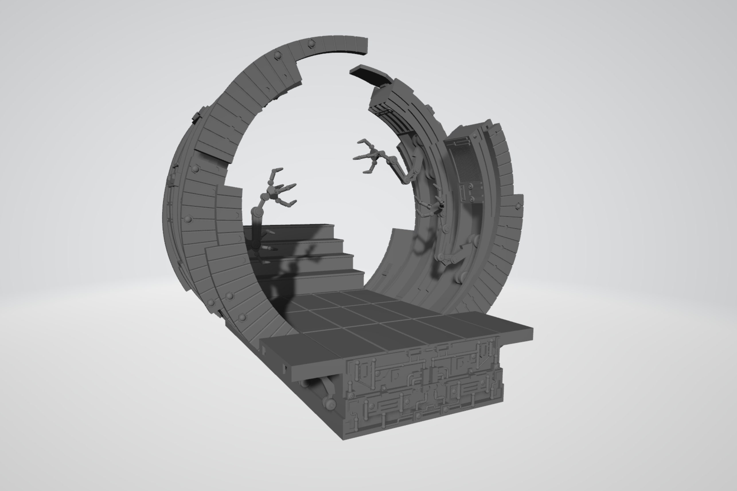 Iron Man Gantry STL Digital / Tony Stark / Repair Station / Figures ...