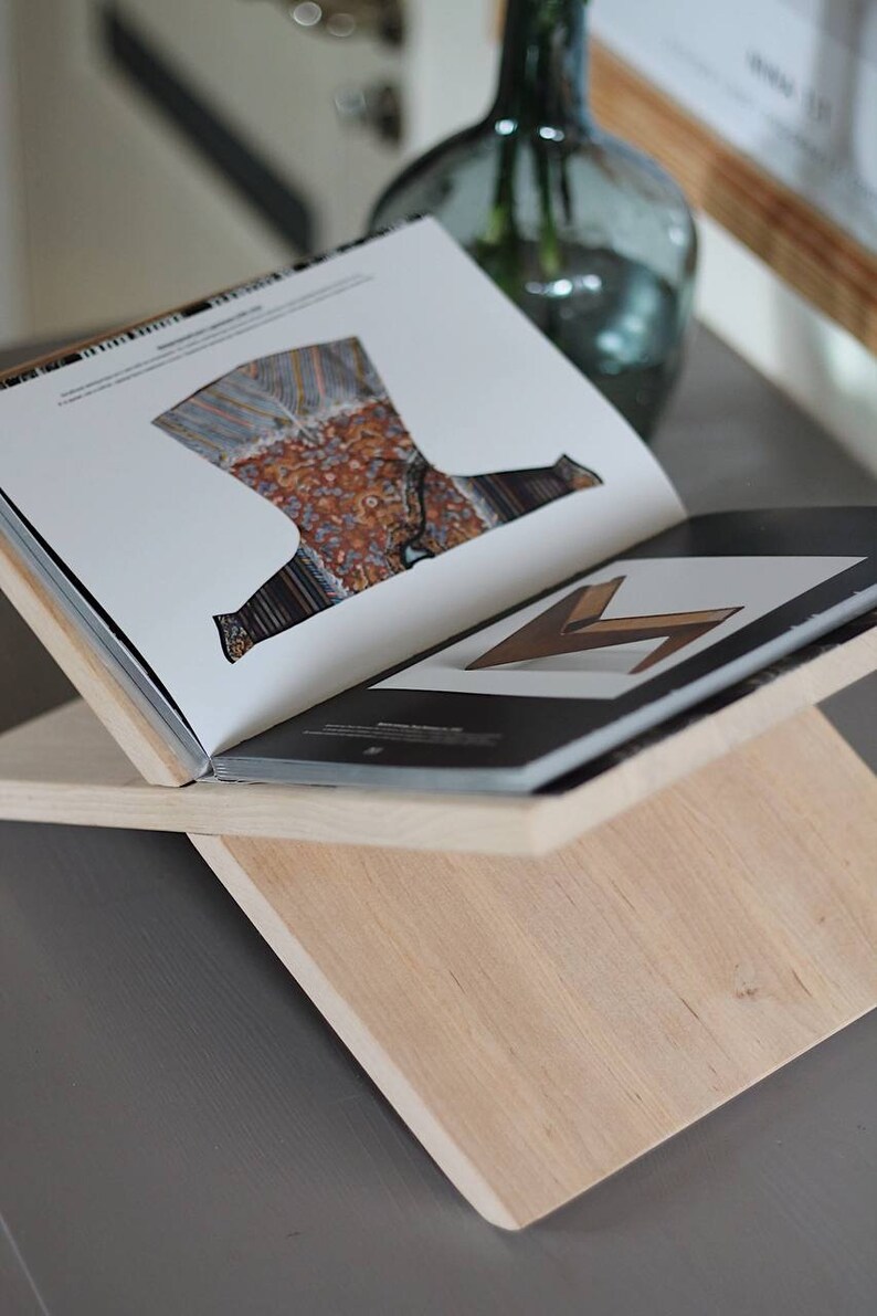 Open Book Stand Wood Christmas Decor Open Book Display X - Etsy