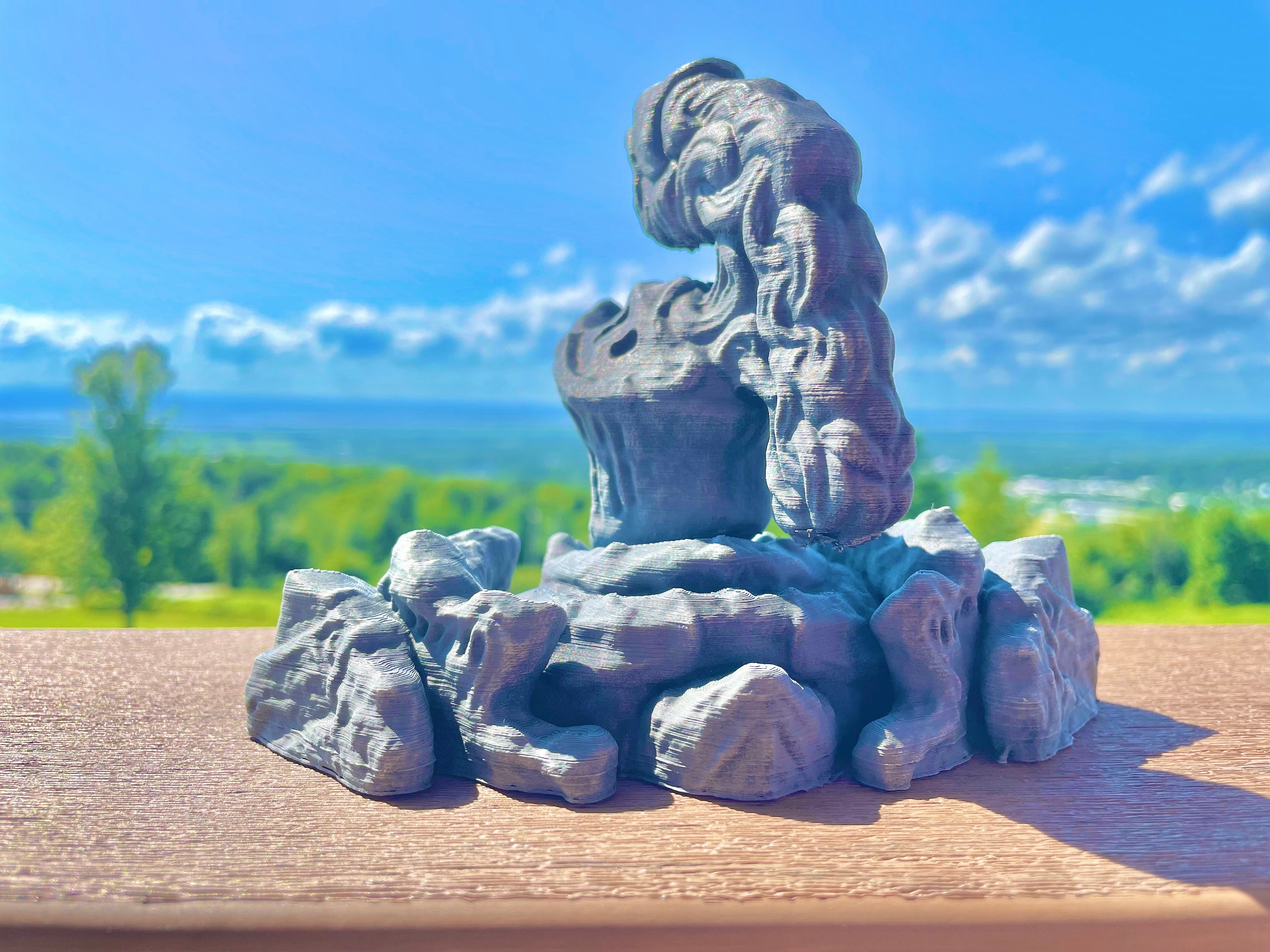 Dark Souls Inspired Havel the Rock Bust - Hand-painted 3D Printed ...