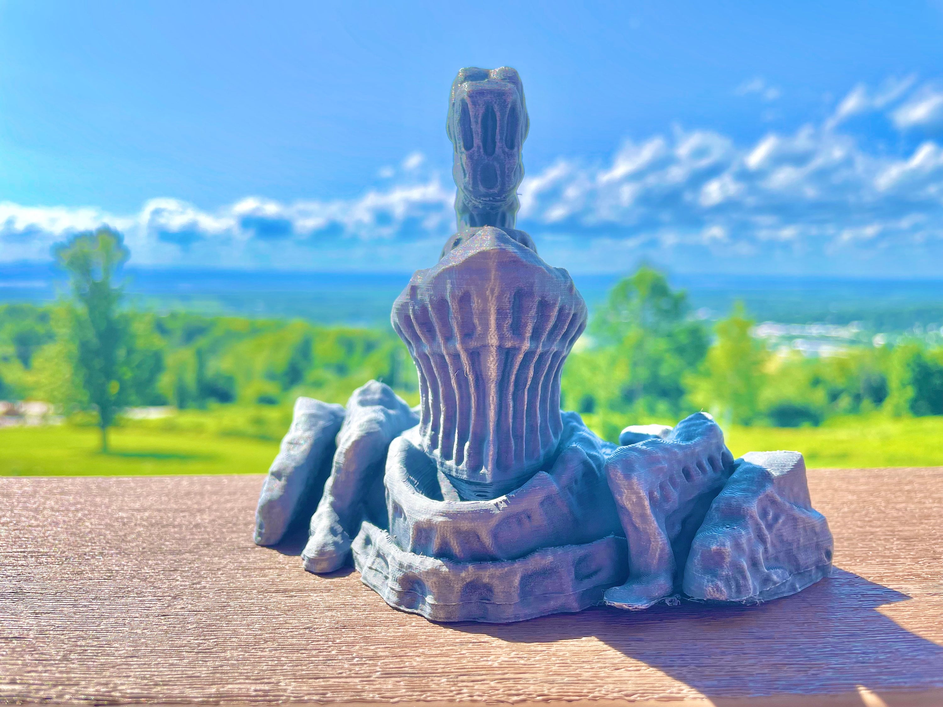 Dark Souls Inspired Havel the Rock Bust - Hand-painted 3D Printed ...