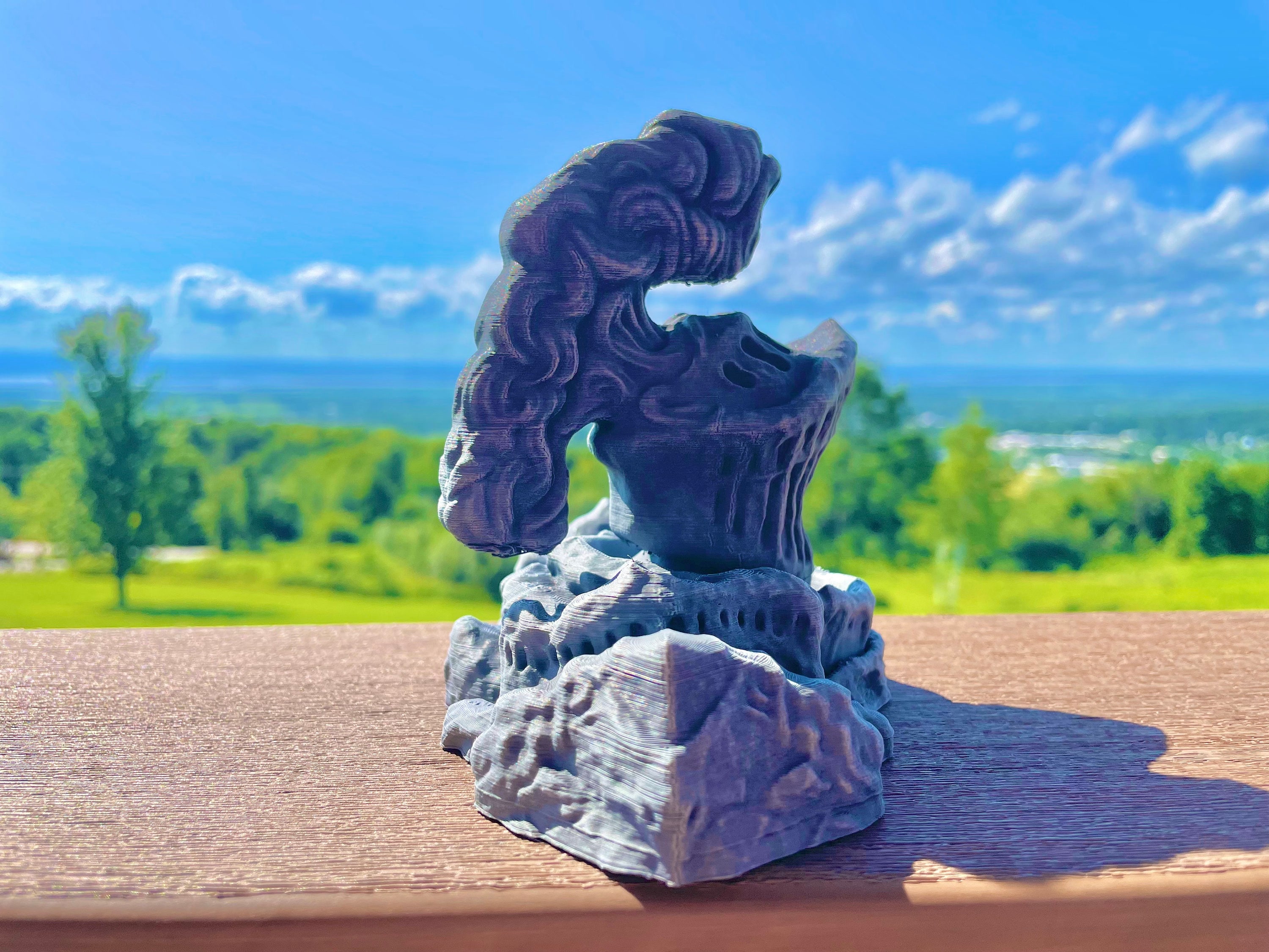 Dark Souls Inspired Havel the Rock Bust - Hand-painted 3D Printed ...