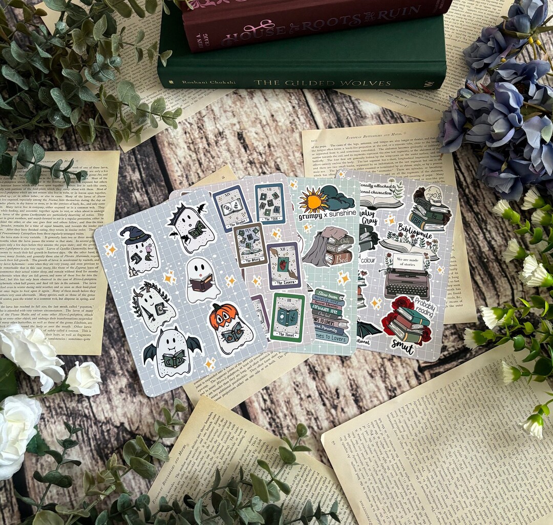 Sticker Collage E-reader Cover Insert Book Accessory Perfect for Kindle ...