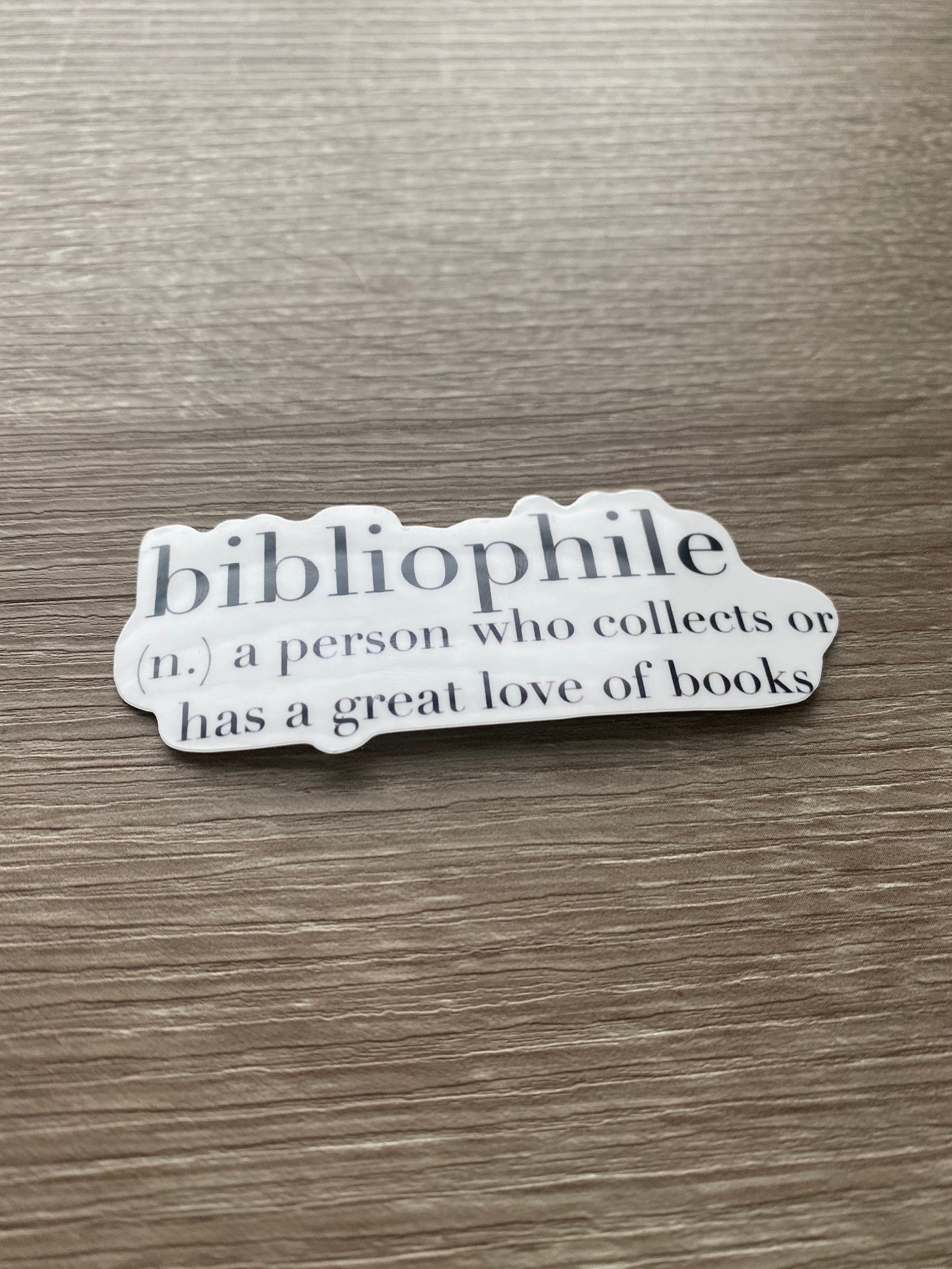 Bibliophile Definition Sticker Bookish Sticker Book Lovers | Etsy