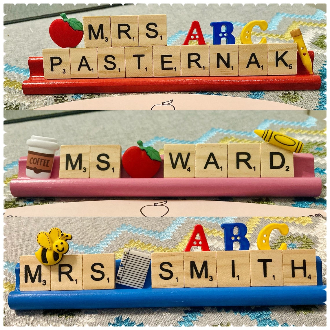 Bundle 2 Custom Name Plates | Etsy