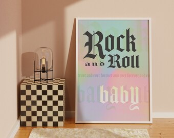Y2k Rock Wall Art - Etsy