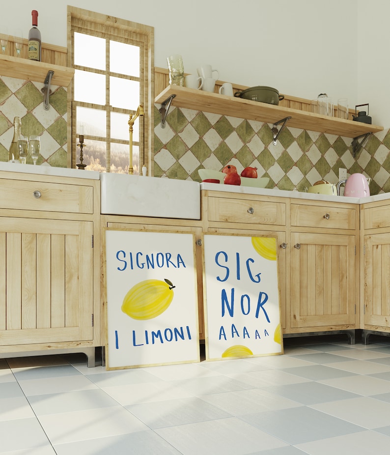 Signora I Limoni, Poster Set, Meme Poster, Meme Italiani, Aesthetic ...