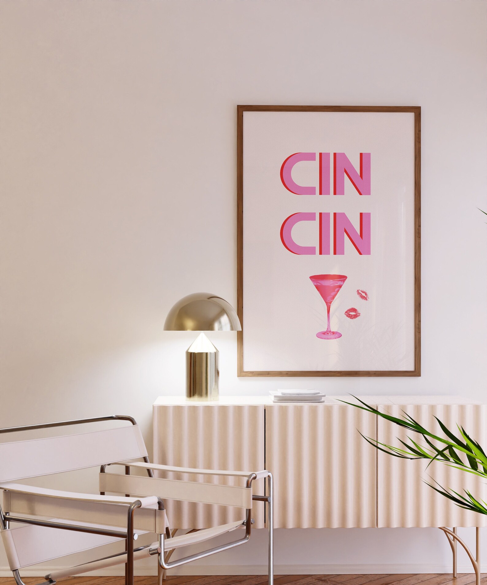 Cin Cin Poster Vintage Cin Cin Poster Print Bar Decor 80s - Etsy