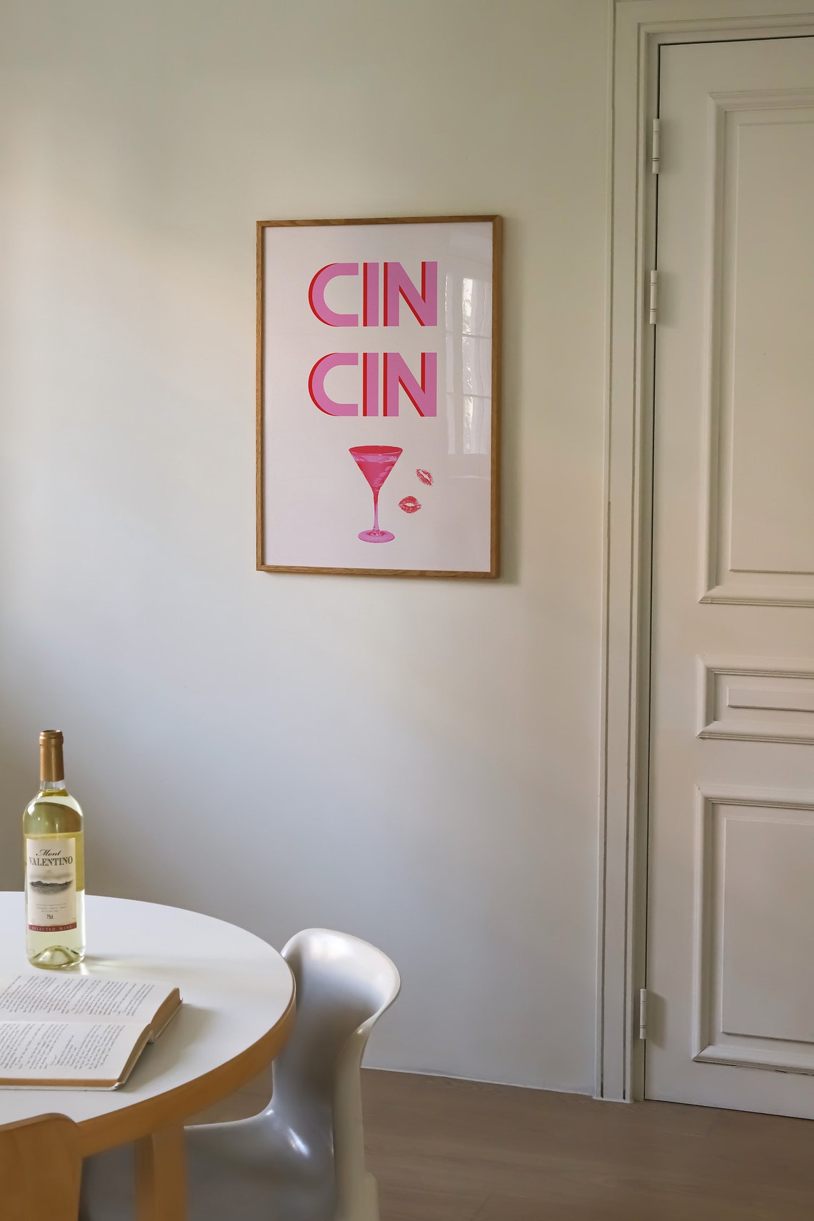 Cin Cin Poster, Vintage Cin Cin Poster Print, Bar Decor, 80s Poster ...
