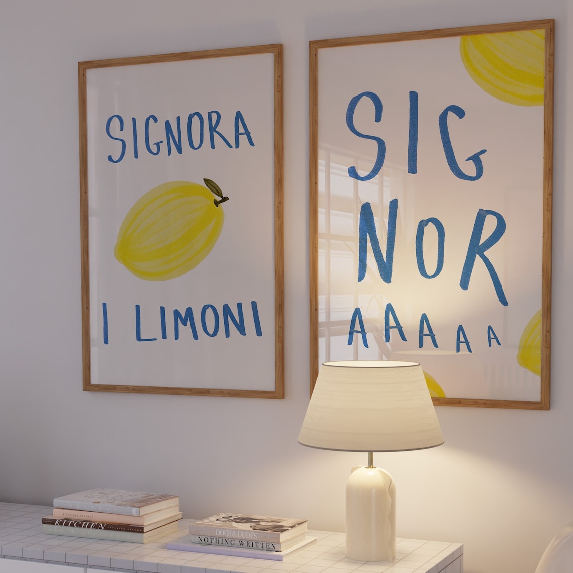 Signora I Limoni Poster Set Meme Poster Meme Italiani - Etsy