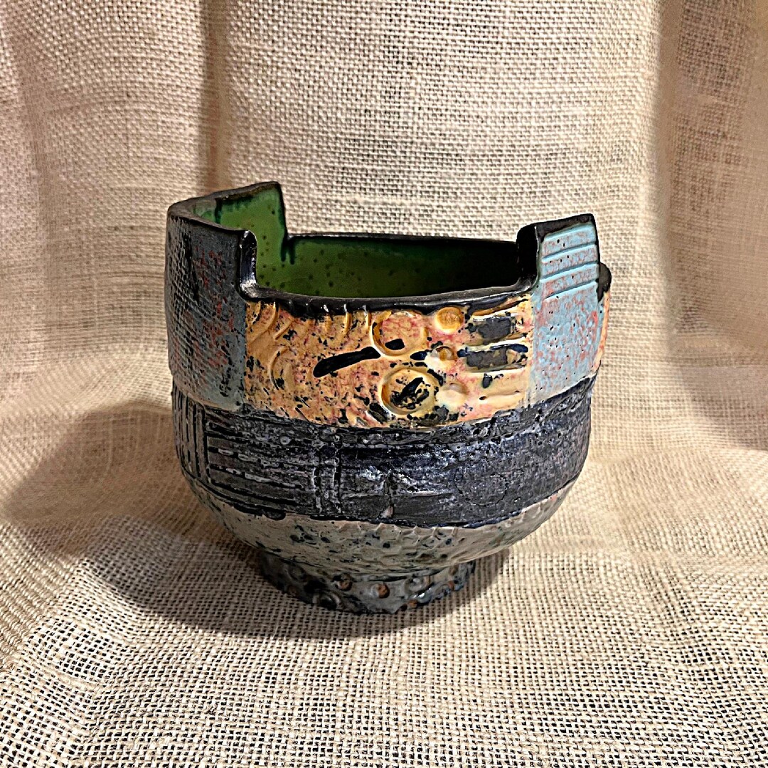Handmade Planter/vase, Slab Built, Unique, Ceramic - Etsy