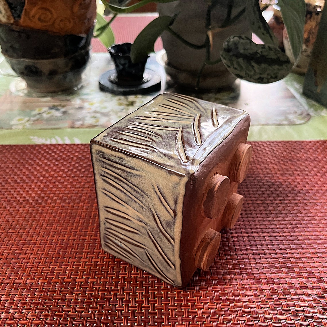 Small Square Planter, Small Square Ceramic Planter, Small Planter ...