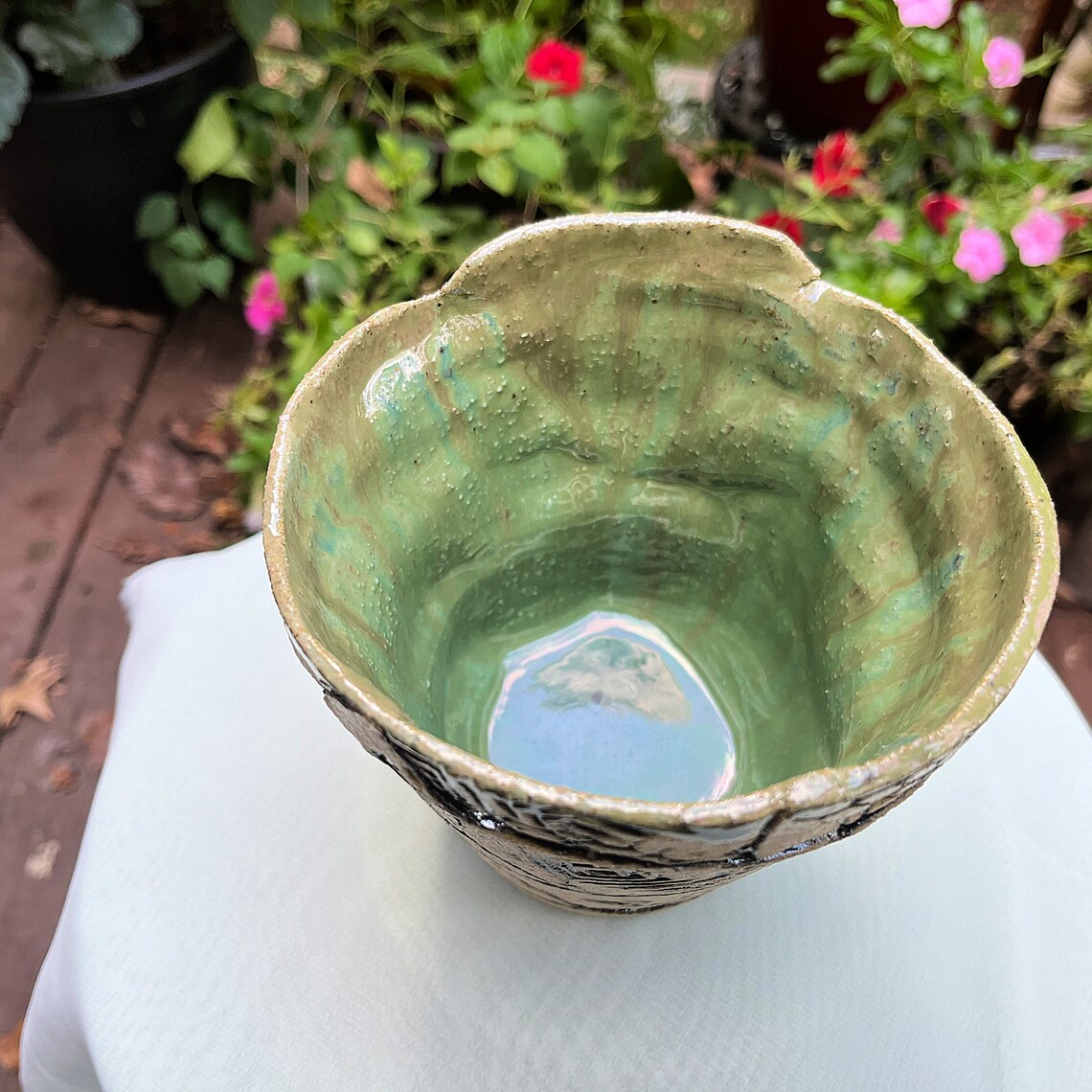 Textured Ceramic Hand Built Bowl/pot - Etsy