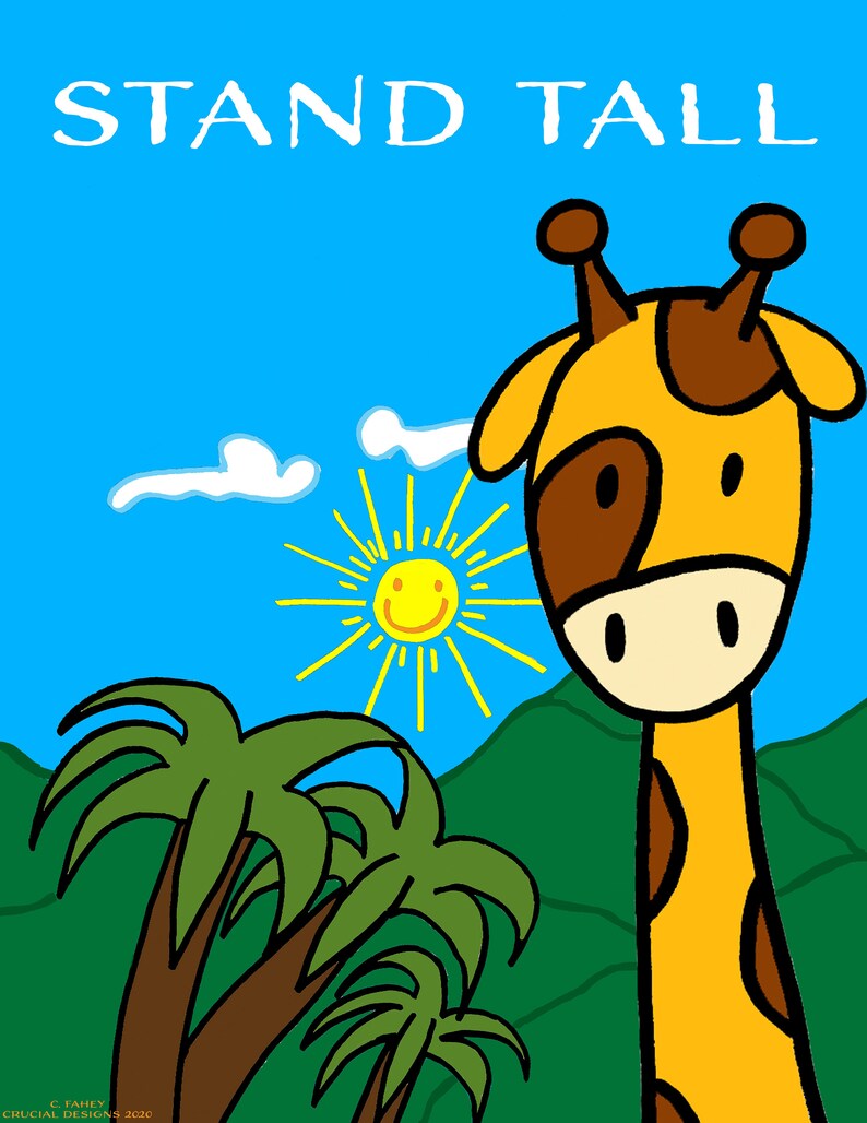 Stand Tall Poster - Etsy