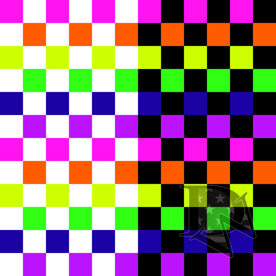 Rainbow Neon Checker Pattern Seamless File or Digital Paper JPG 12x12 ...