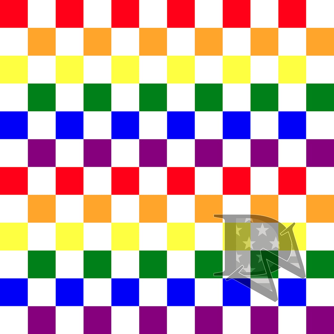 Rainbow Checker Pattern Seamless File or Digital Paper JPG 12x12 - Etsy