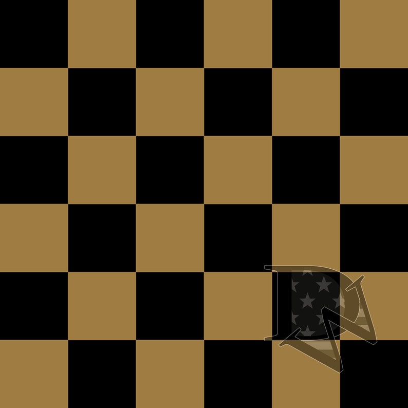 Black and Gold Checker Pattern Seamless File or Digital Paper - Etsy