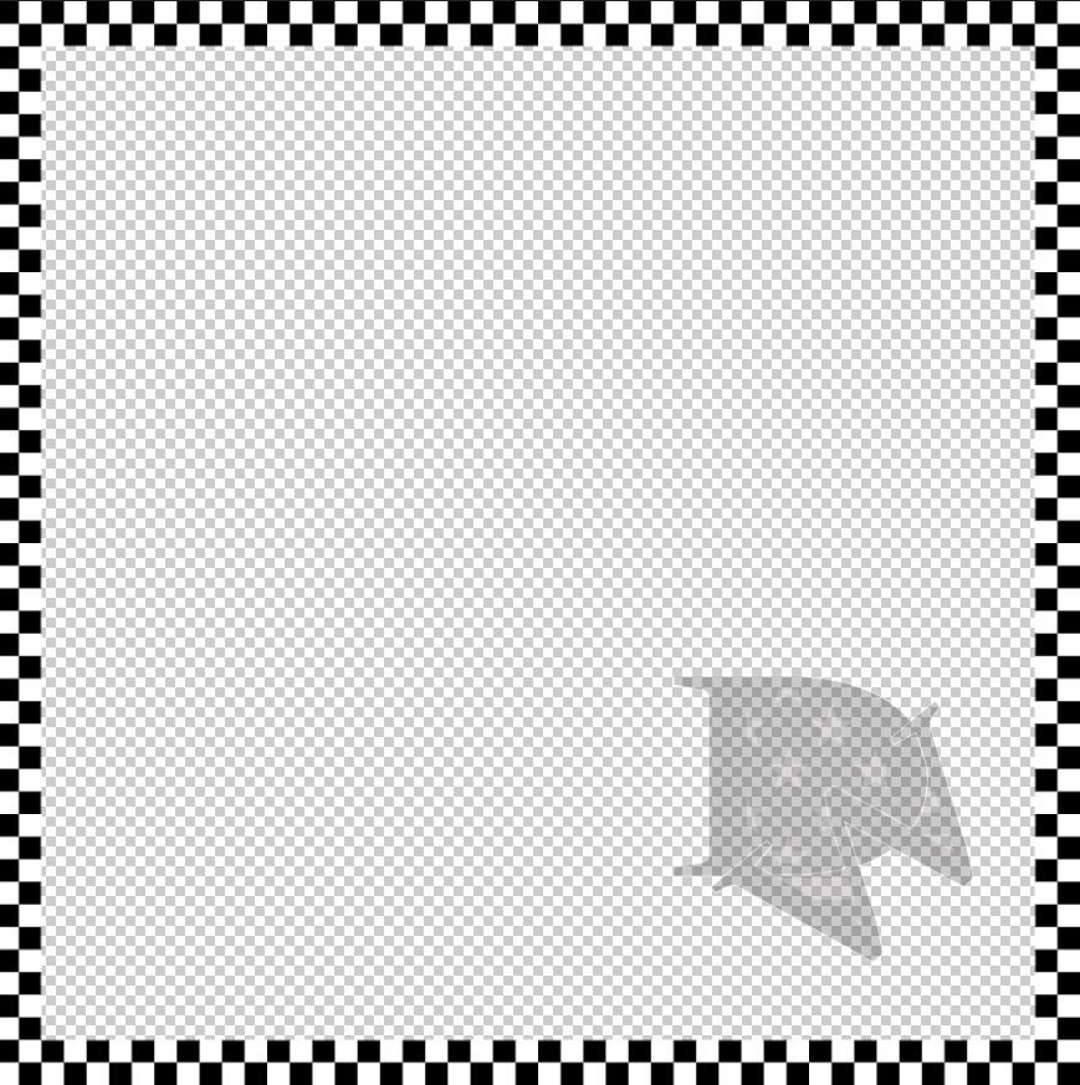 Checker Border Transparent PNG 12x12 - Etsy