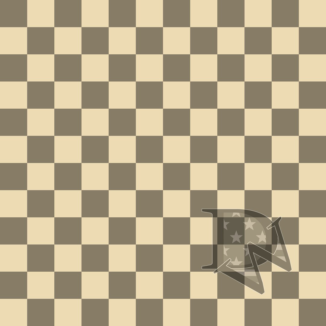 Brown and Tan Checker Pattern Seamless File or Digital Paper JPG 12x12 ...