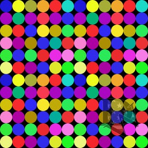 Colorful Dots Over Black Design Pattern Seamless File or Digital Paper ...