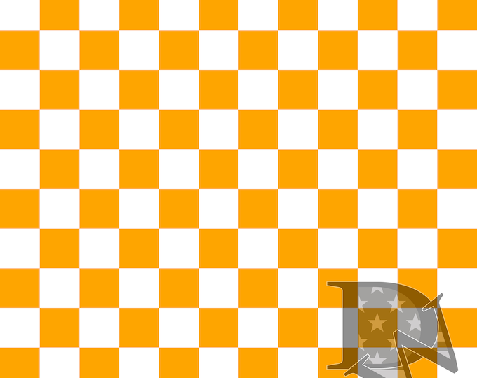 Patterned Vinyl, Orange Checkerboard Craft Vinyl Pattern Sheet HTV or ...