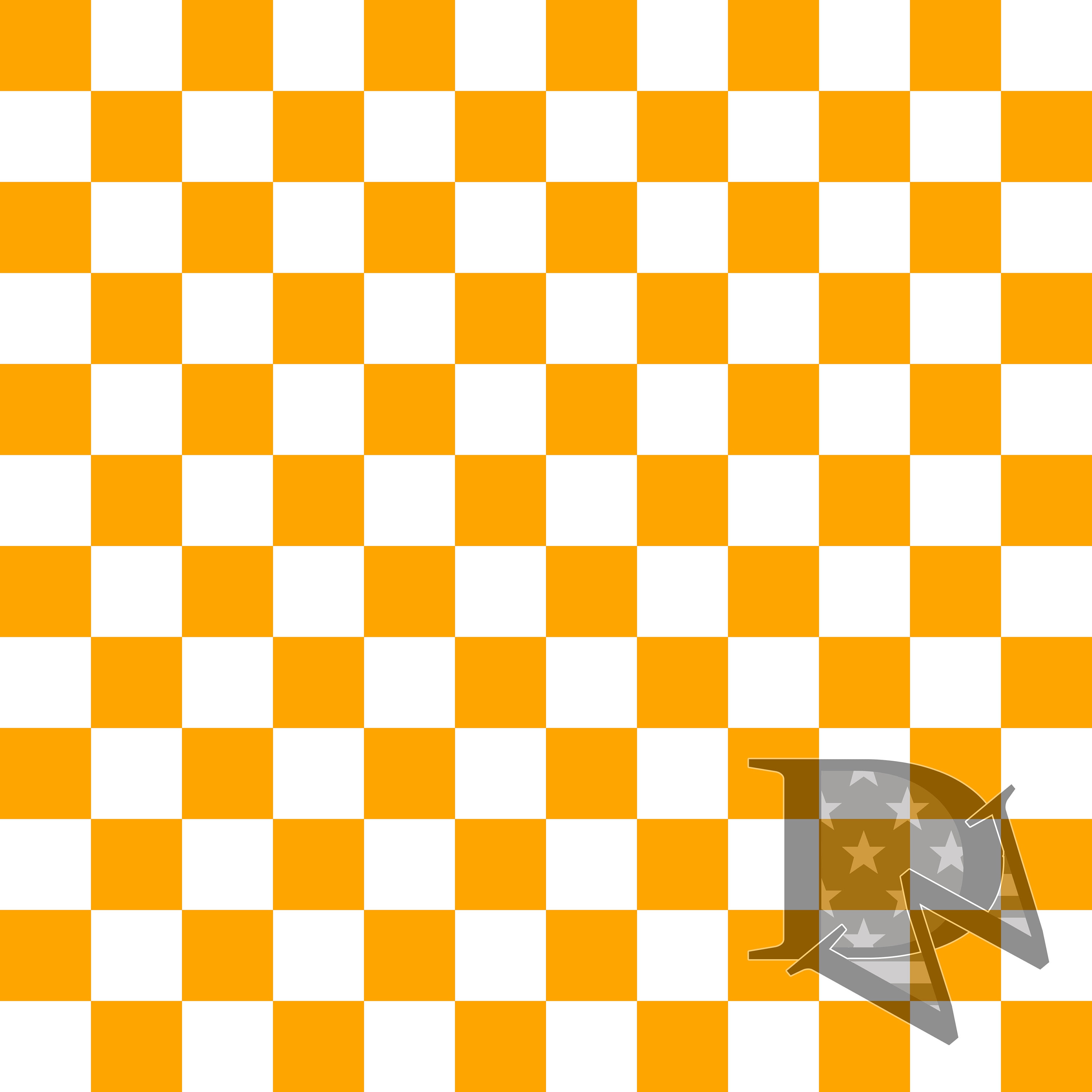 Orange and White Checkerboard - Etsy