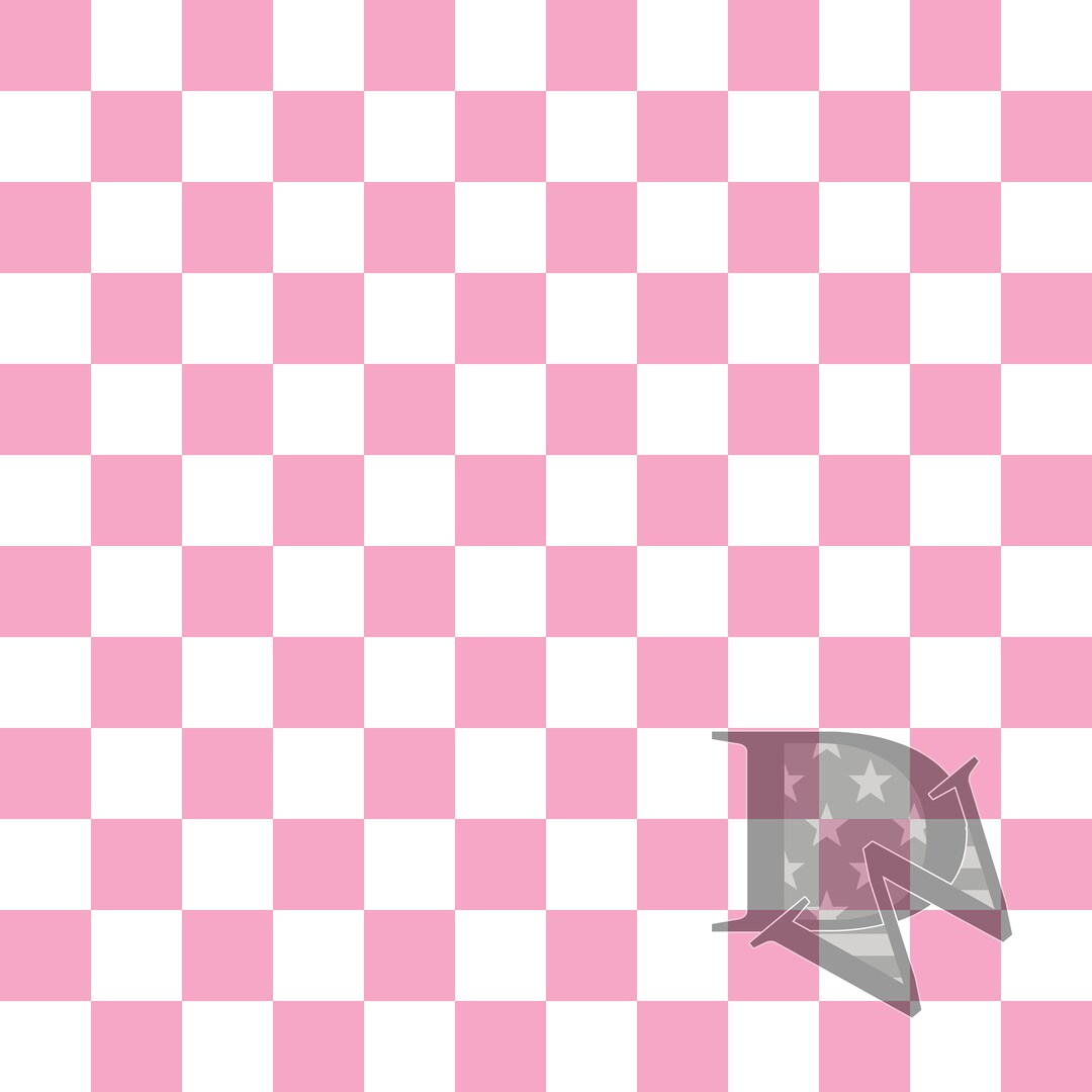 Princess Pink and White Checker Pattern Seamless File or Digital Paper ...