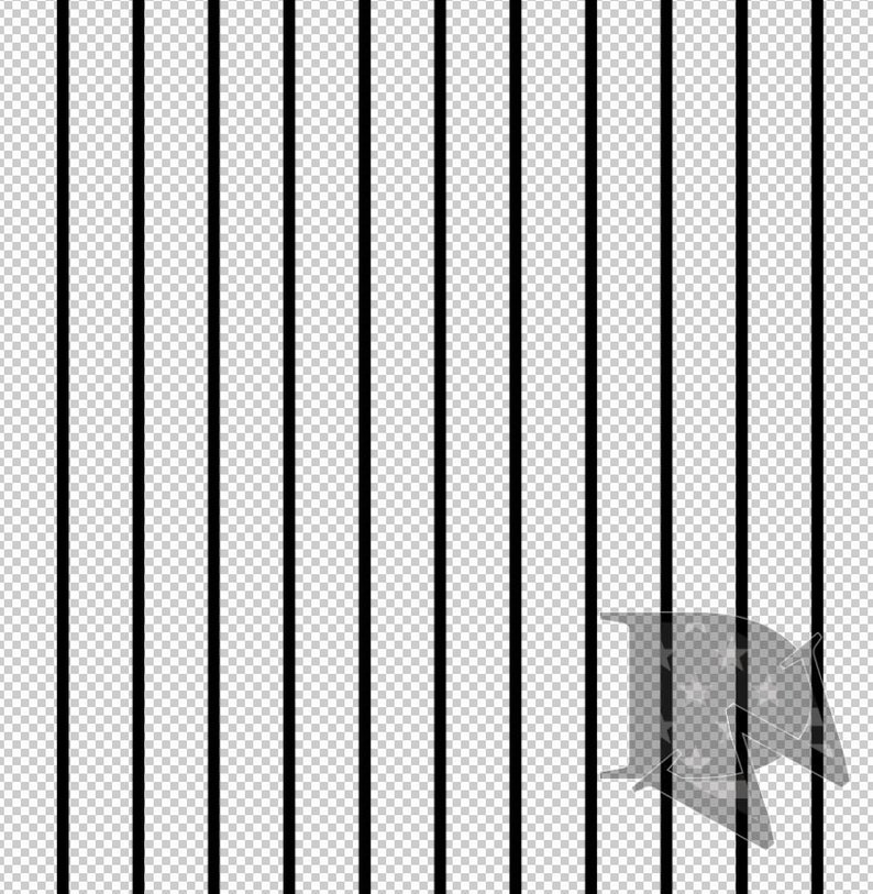 Pinstripe Pattern on Transparent Background Seamless File or Digital ...