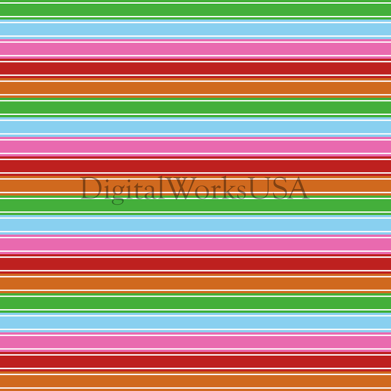 Chucky Rainbow Stripe Pattern Seamless File or Digital Paper - Etsy