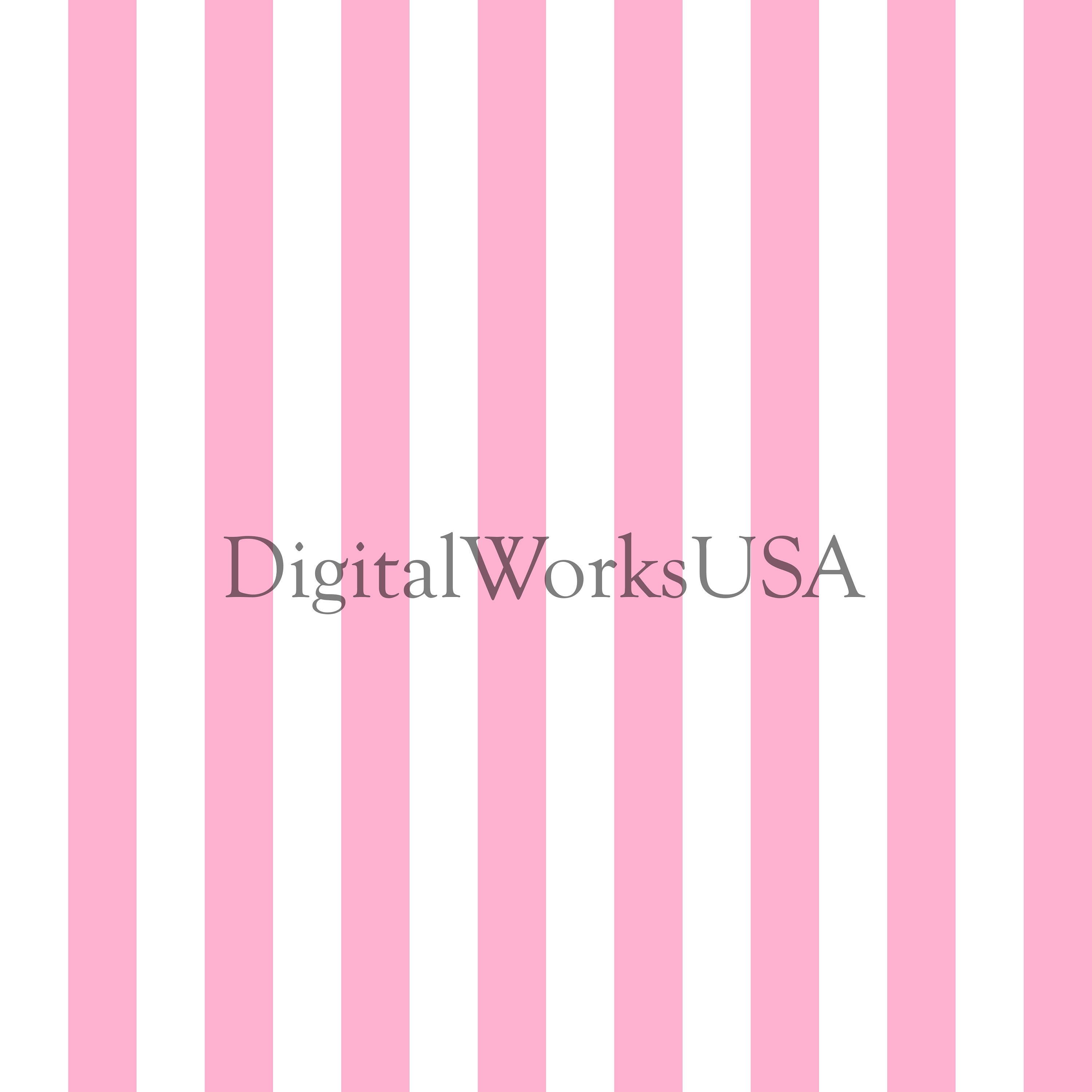 Pink and White Stripe Pattern Seamless File or Digital Paper - Etsy